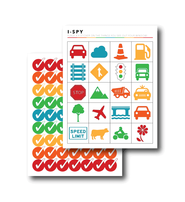 Printable Road Trip Activity and Sticker Book! - The Homes I Have Made