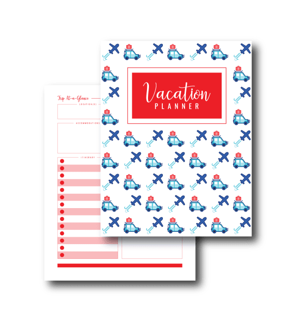 Printable Vacation Planner - The Homes I Have Made