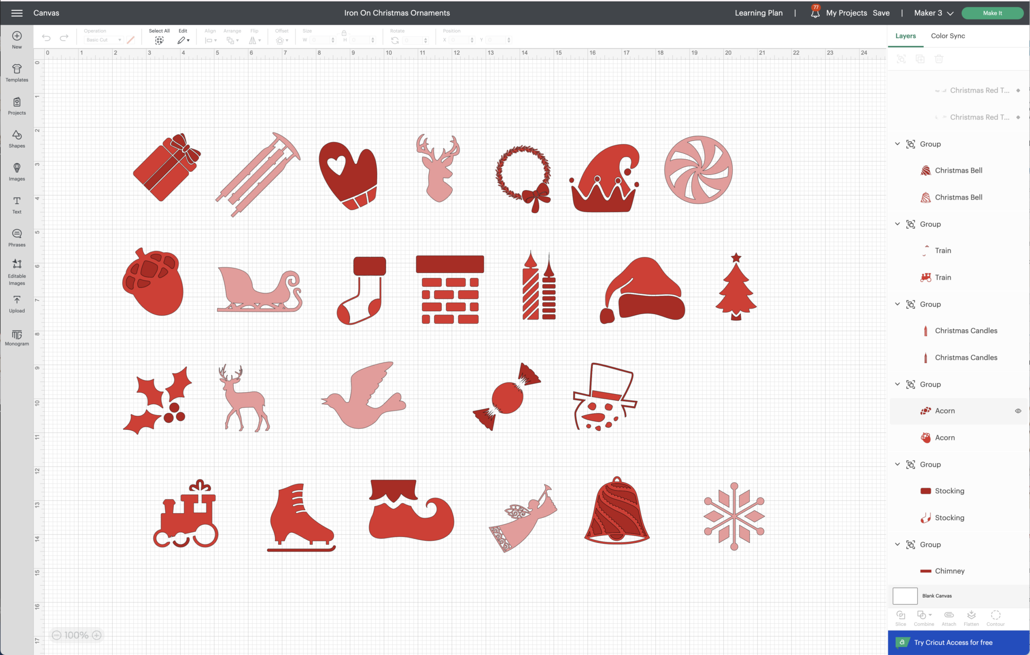 Easy Wood Slice Ornaments with a Cricut & Iron-On - The Homes I Have Made