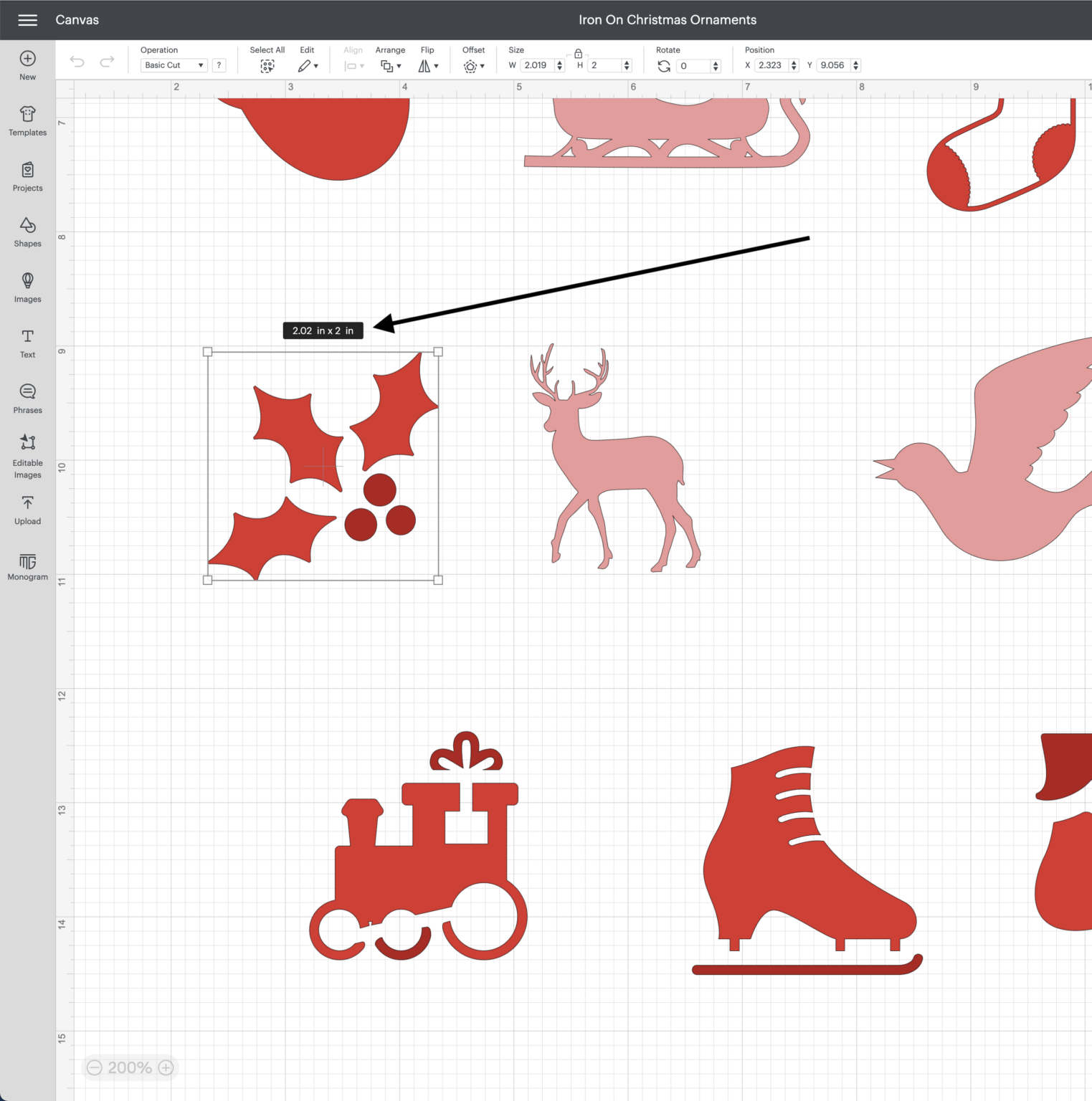 Easy Wood Slice Ornaments with a Cricut & Iron-On - The Homes I Have Made