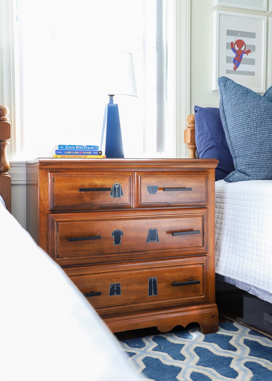 DIY Dresser Drawer Labels with a Cricut - The Homes I Have Made