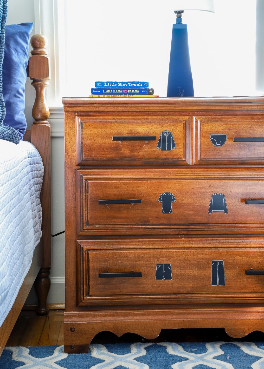 DIY Dresser Drawer Labels with a Cricut - The Homes I Have Made