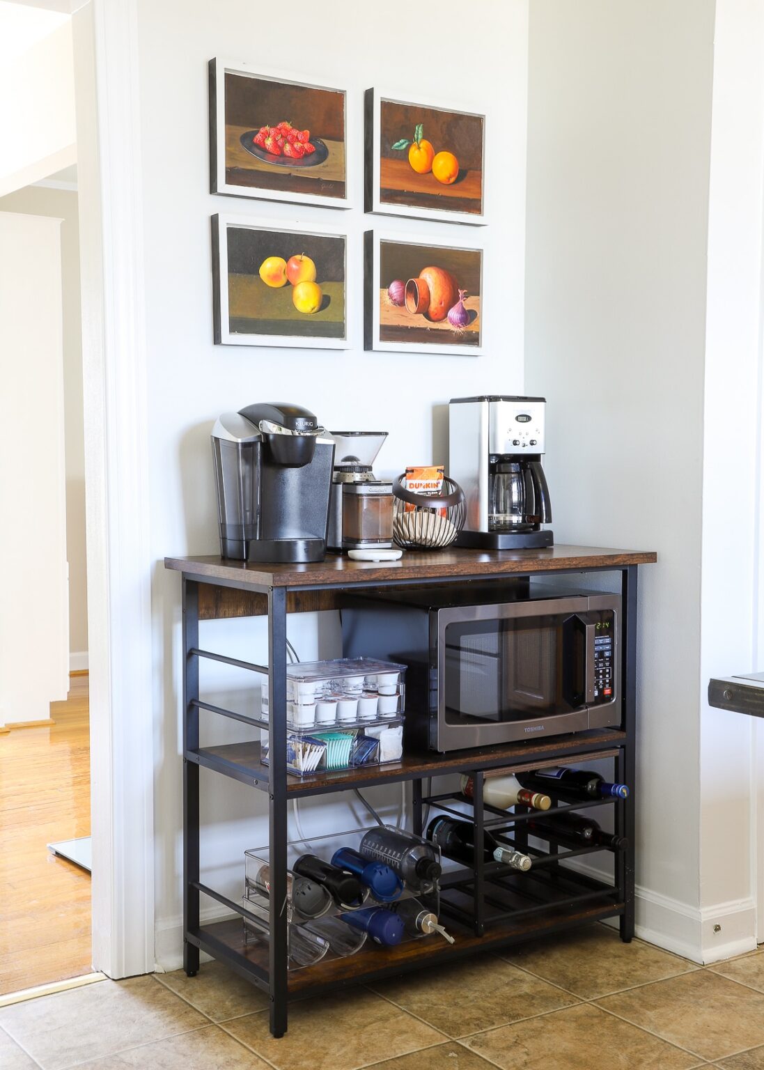 How to Set Up a Functional Kitchen Coffee Station (& Save Serious Space ...