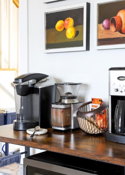 How to Set Up a Functional Kitchen Coffee Station (& Save Serious Space ...
