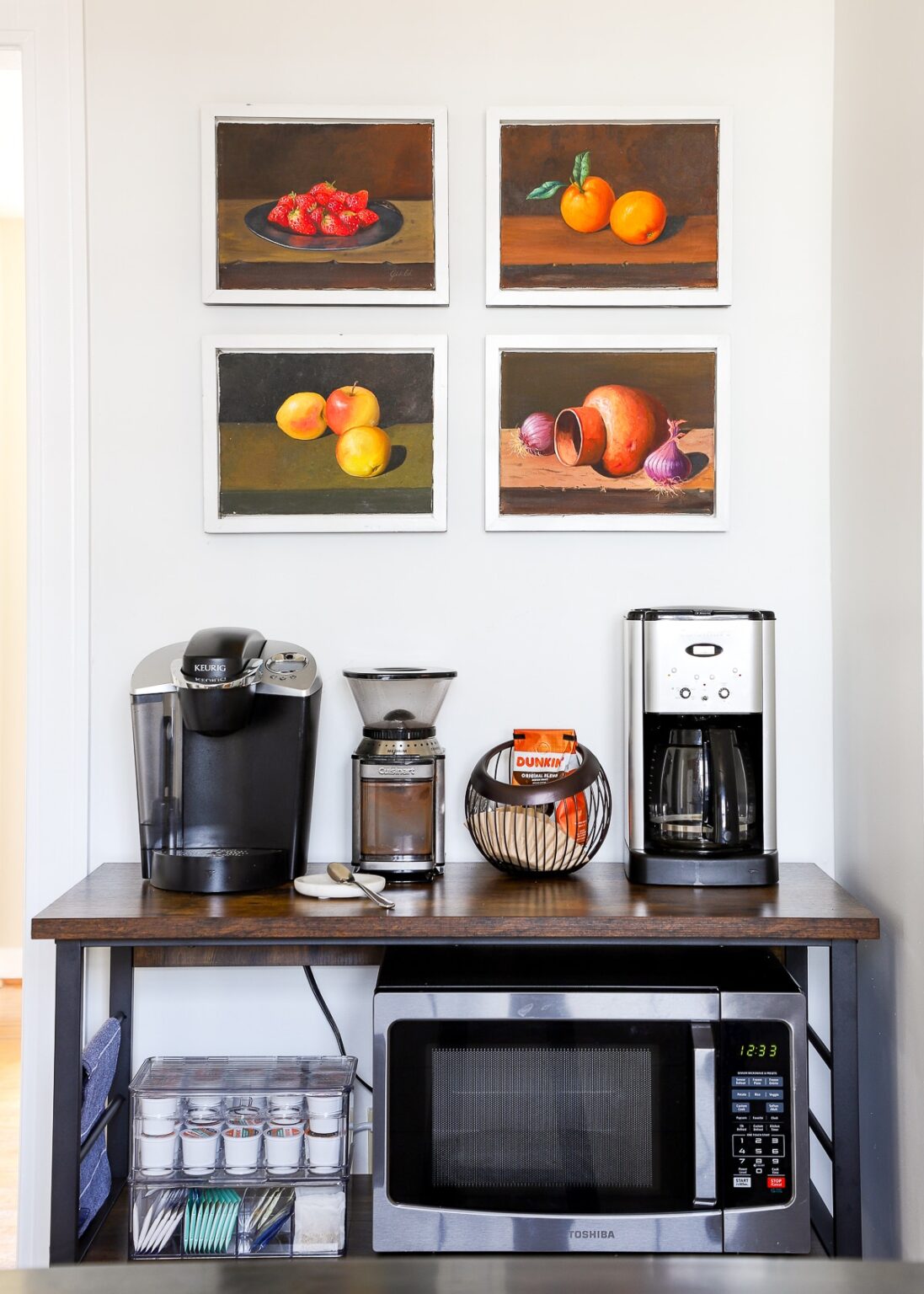 How to Set Up a Functional Kitchen Coffee Station (& Save Serious Space ...