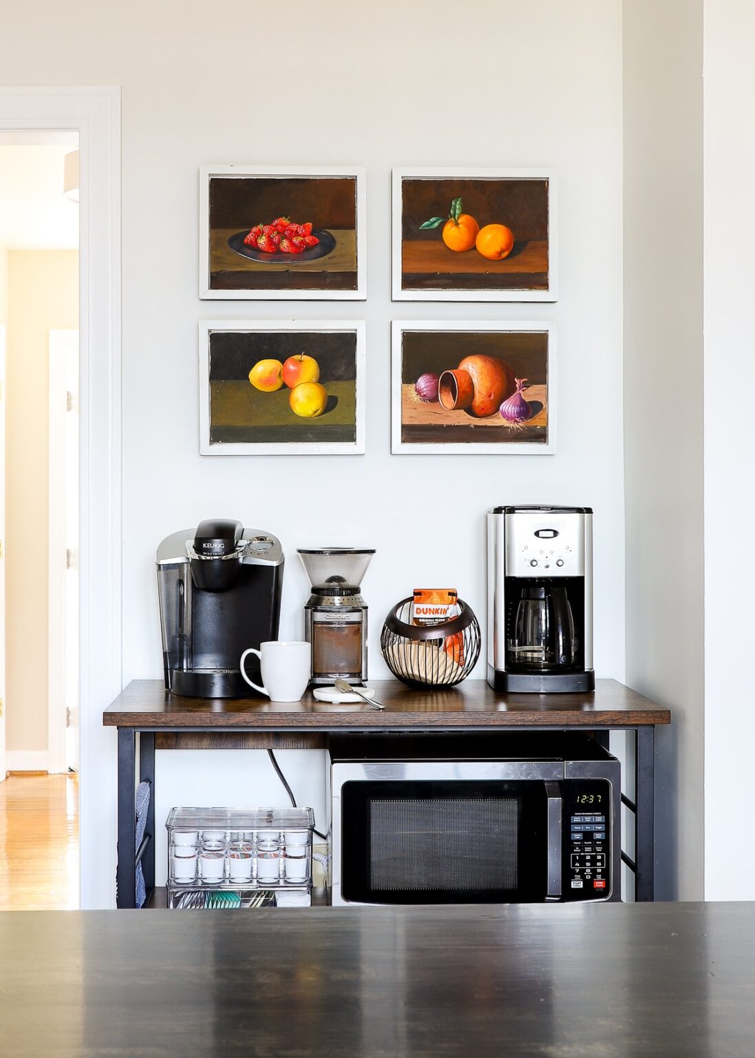 How to Set Up a Functional Kitchen Coffee Station (& Save Serious Space ...
