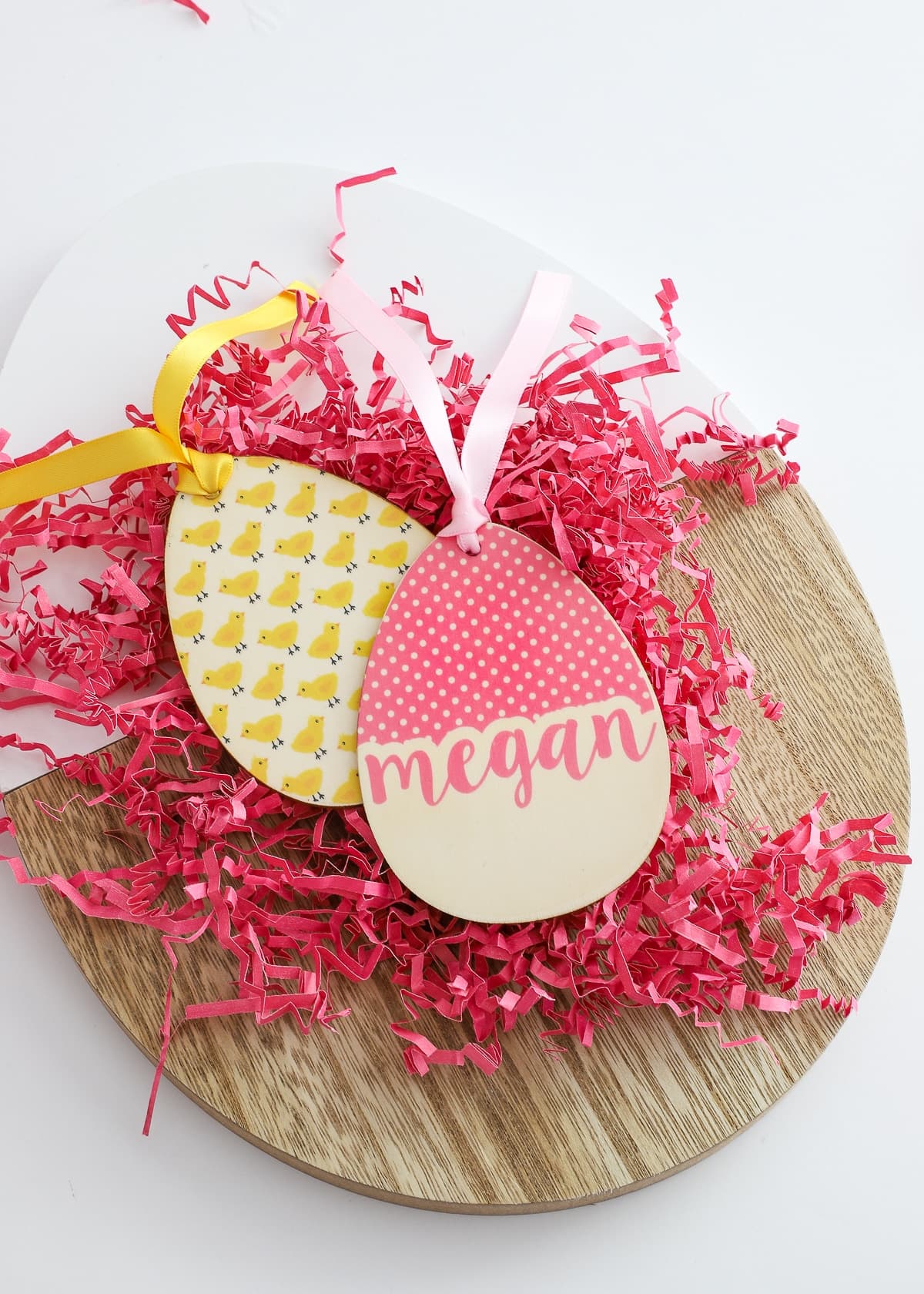 DIY Wooden Easter Basket Tags (With Your Home Printer!) - The Homes I ...