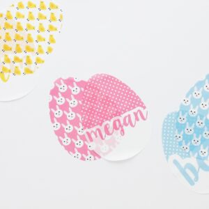 DIY Wooden Easter Basket Tags (With Your Home Printer!) - The Homes I ...