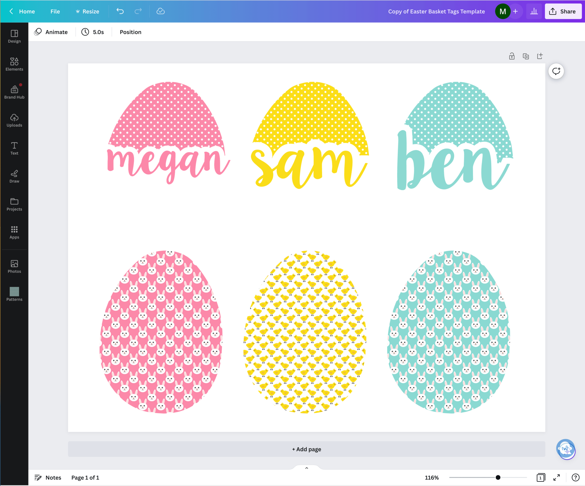 DIY Wooden Easter Basket Tags (With Your Home Printer!) - The Homes I ...