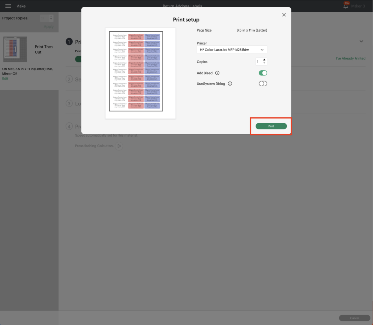 How to Make Return Address Labels with ANY Cricut Machine! - The Homes ...