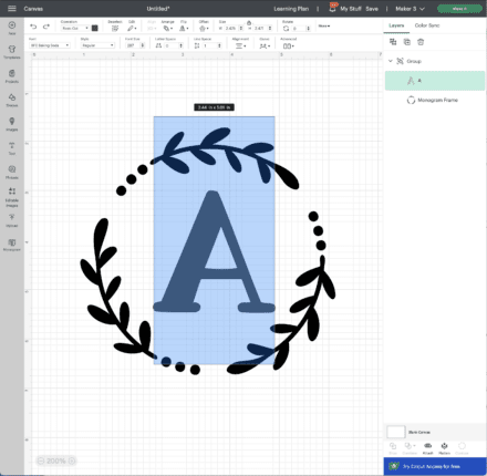 5 (Easy) Ways to Design Stylish Monograms for Your Cricut - The Homes I ...
