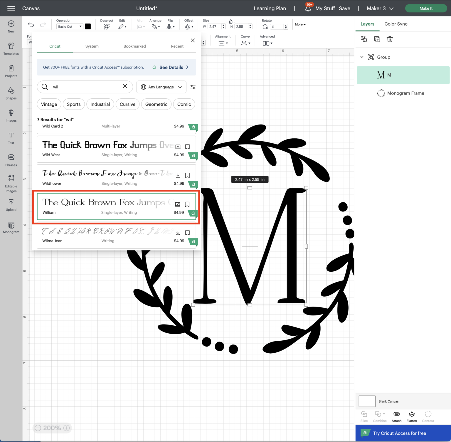 5 (Easy) Ways to Design Stylish Monograms for Your Cricut - The Homes I ...