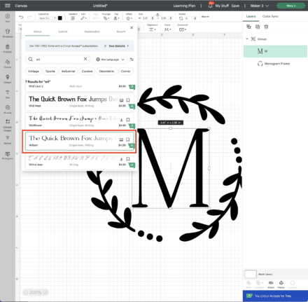 5 (Easy) Ways to Design Stylish Monograms for Your Cricut - The Homes I ...