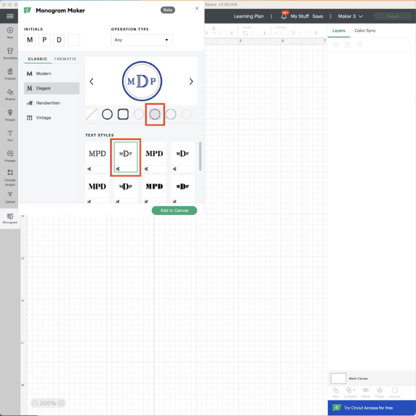 5 (Easy) Ways to Design Stylish Monograms for Your Cricut - The Homes I ...