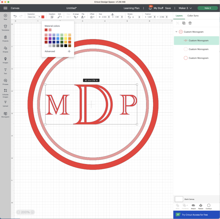 5 (Easy) Ways to Design Stylish Monograms for Your Cricut - The Homes I ...