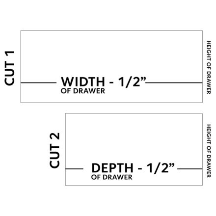 Easy DIY Drawer Dividers (Using What You've Got!) - The Homes I Have Made