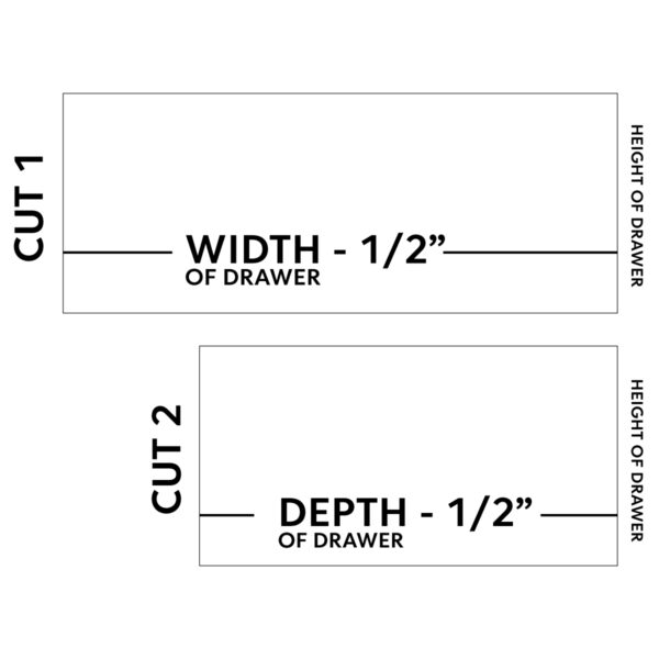 Easy DIY Drawer Dividers (Using What You've Got!) - The Homes I Have Made