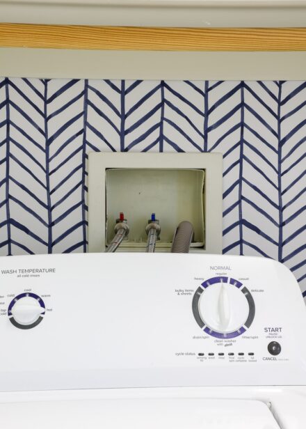 Hide That Ugly Washer Hookup | Quick, Cheap, Easy! - The Homes I Have Made