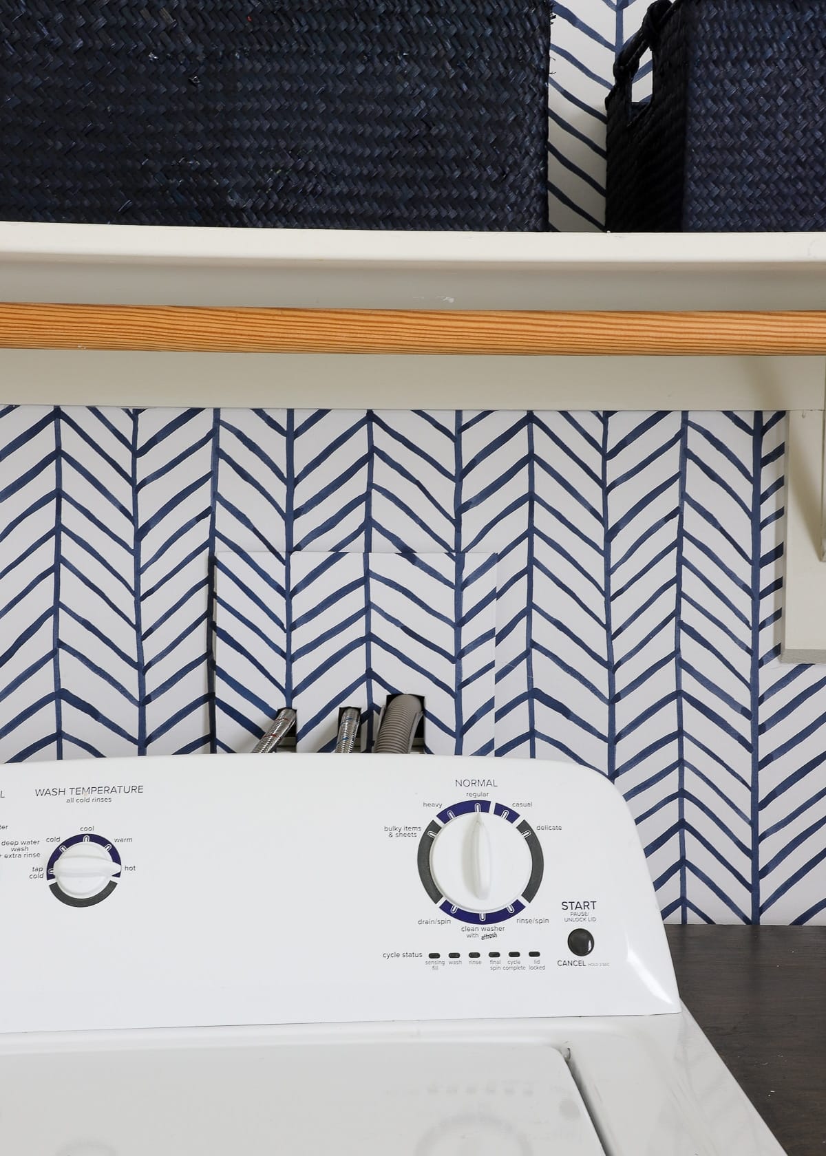 Renter-Friendly Laundry Room Makeover with Easy DIYs - The Homes I Have ...