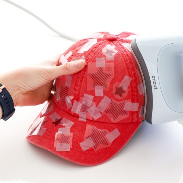 Creating an All-Over Hat Design with Cricut Hat Press - The Homes I ...