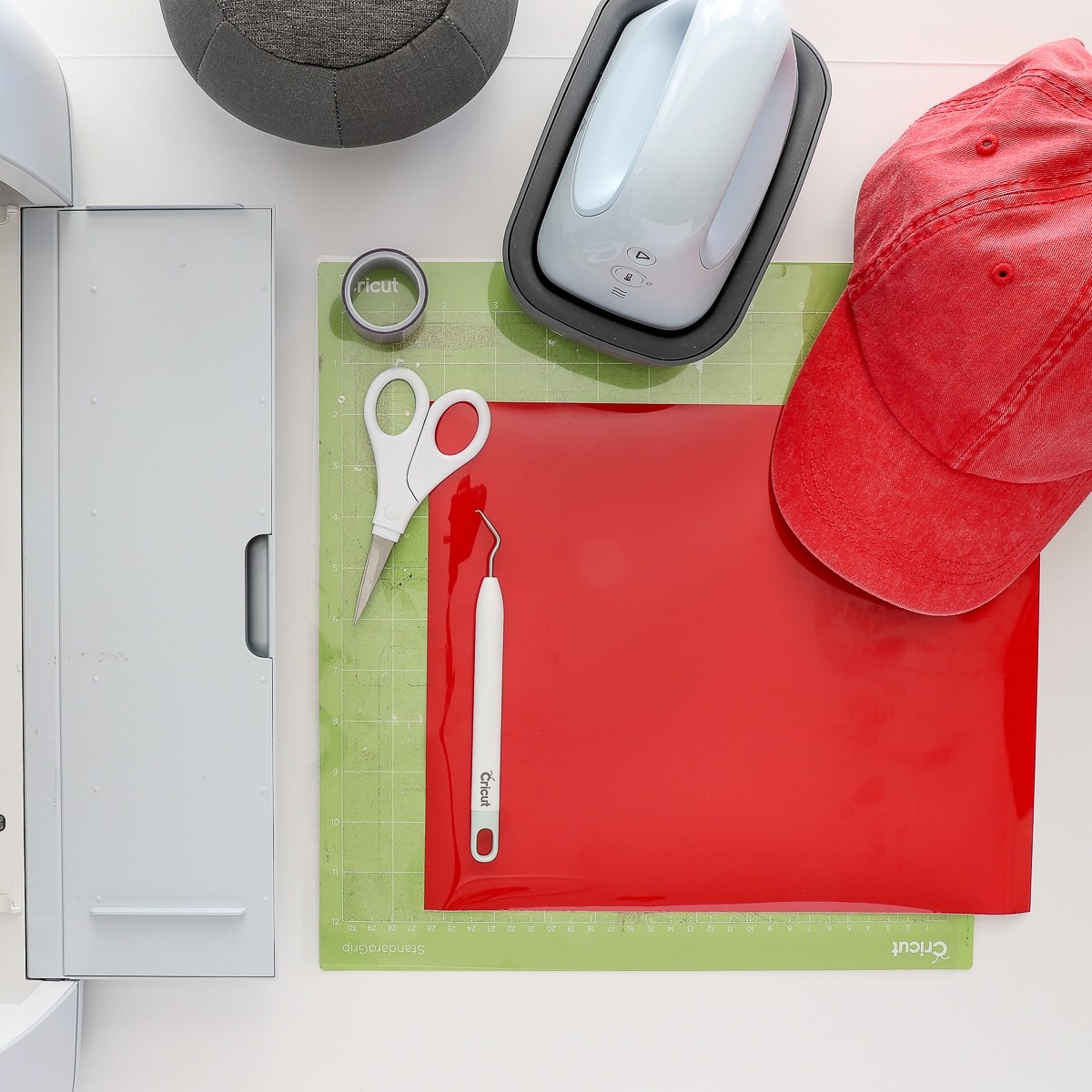 Creating an All-Over Hat Design with Cricut Hat Press - The Homes I ...