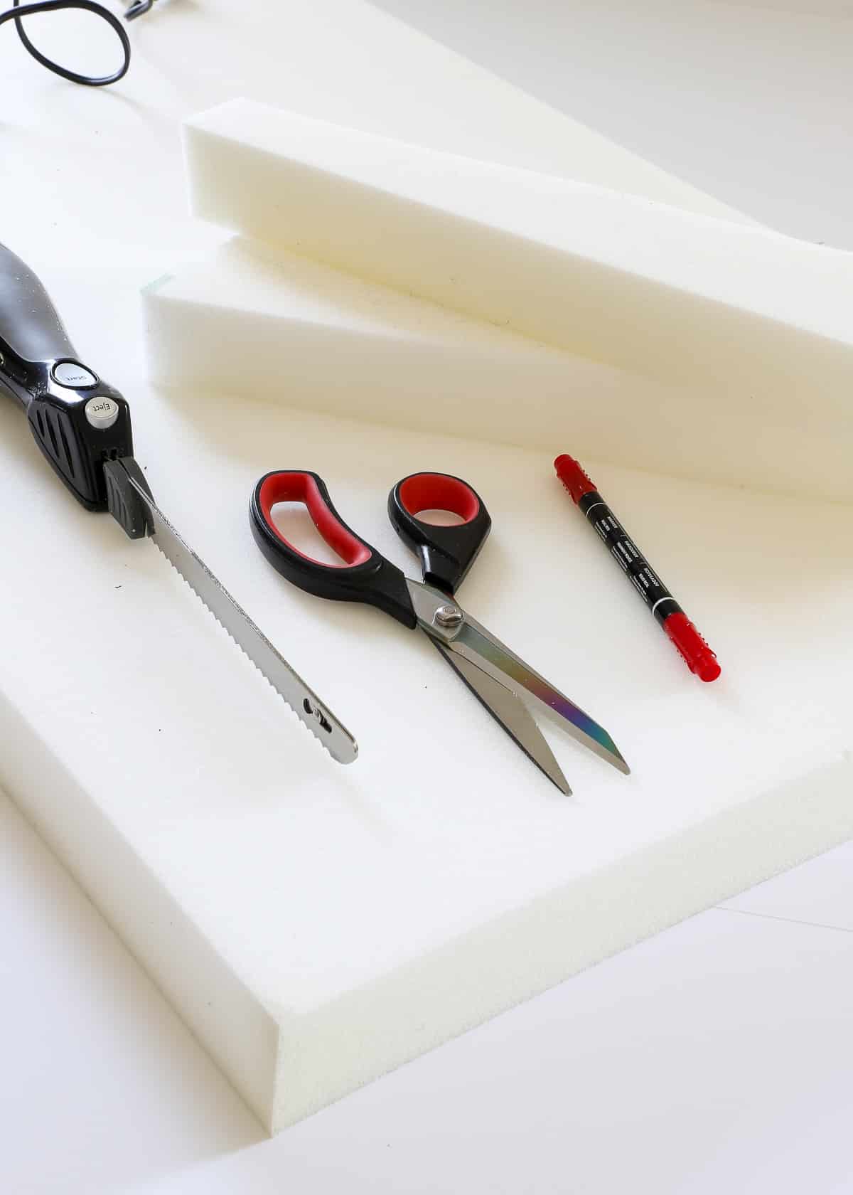 How to Cut Upholstery Foam | Easy & Precise - The Homes I Have Made