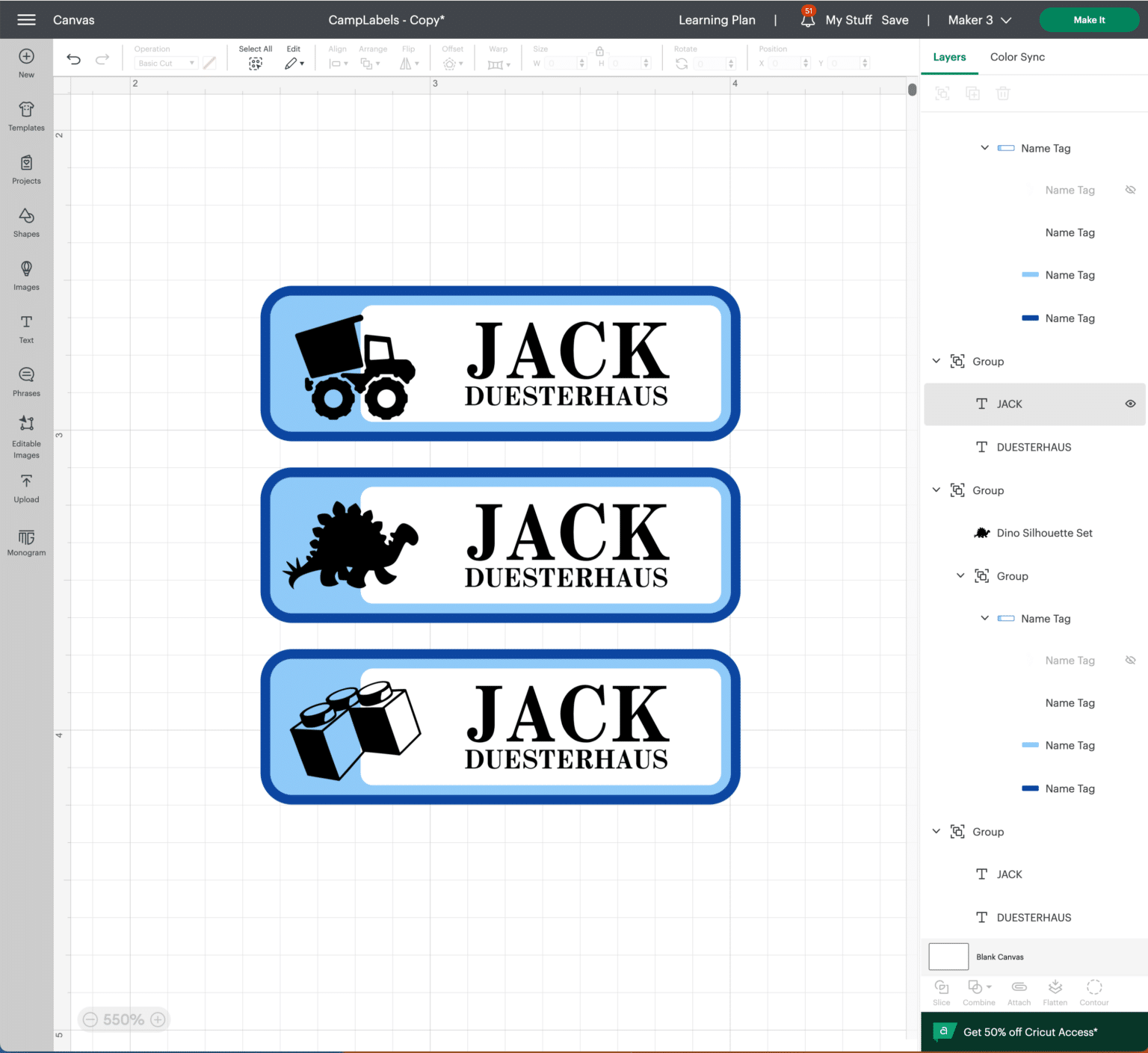 How to Make Your Own Iron On Labels for Clothes With a Cricut - The ...