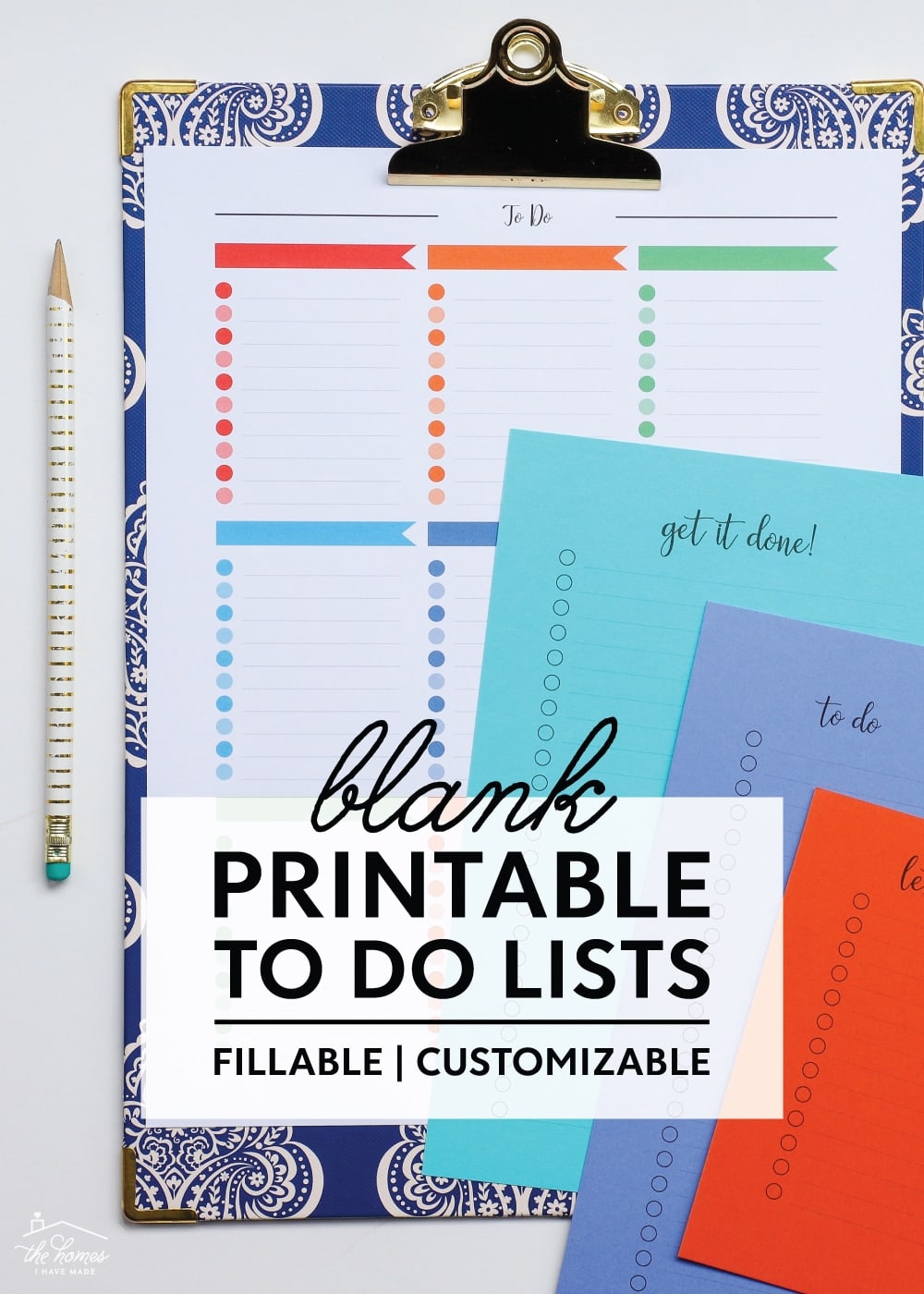 Printable To Do Lists | A Collection of Cute, Fillable Forms! - The ...