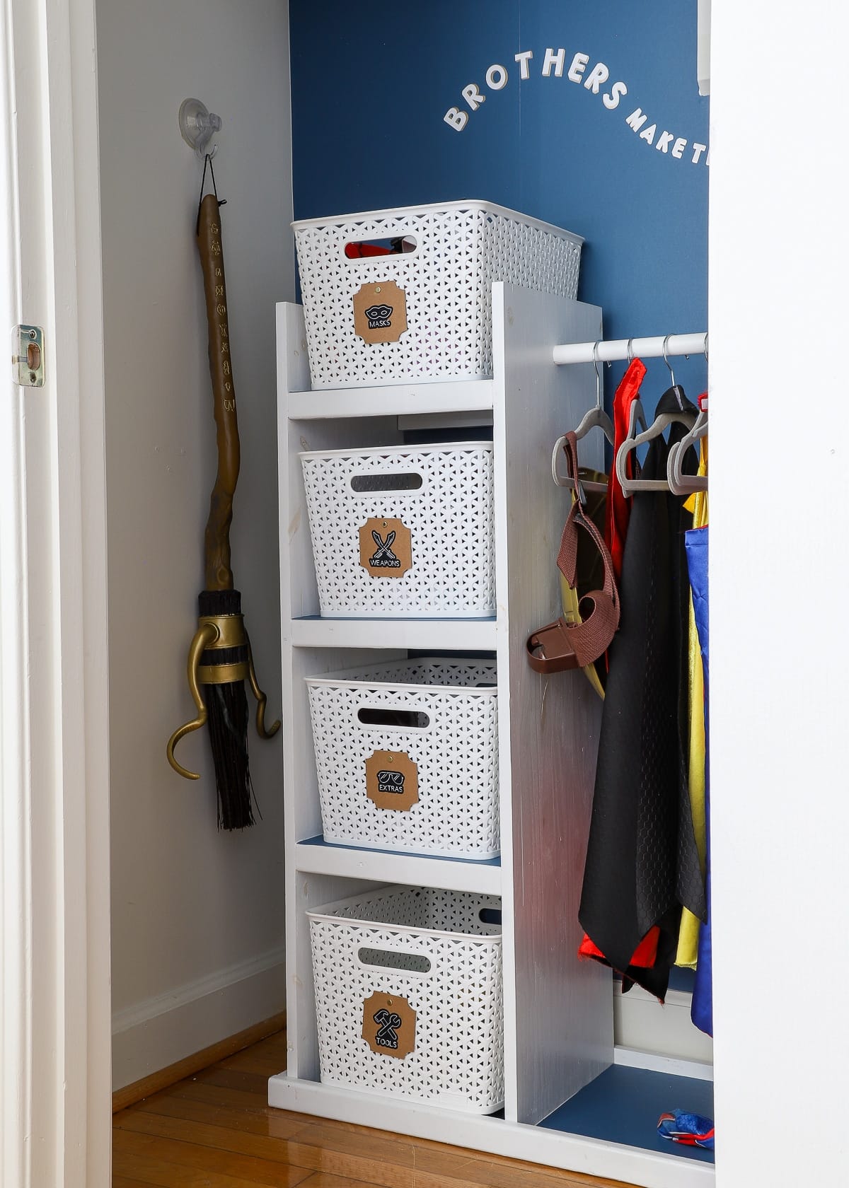 Setting Up a DIY Dress Up Station for Kids - The Homes I Have Made