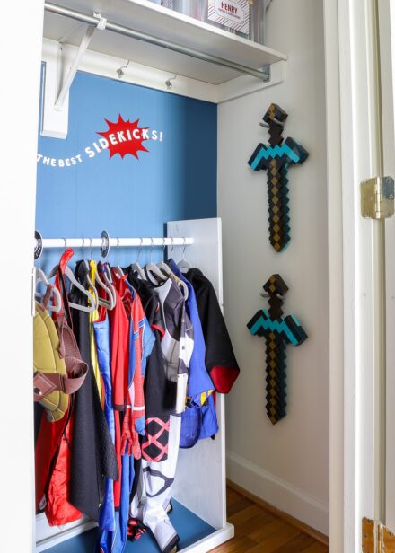 Setting Up a DIY Dress Up Station for Kids - The Homes I Have Made