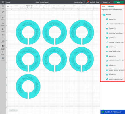 How to Cut Multiple Colors on a Single Cricut Mat - The Homes I Have Made
