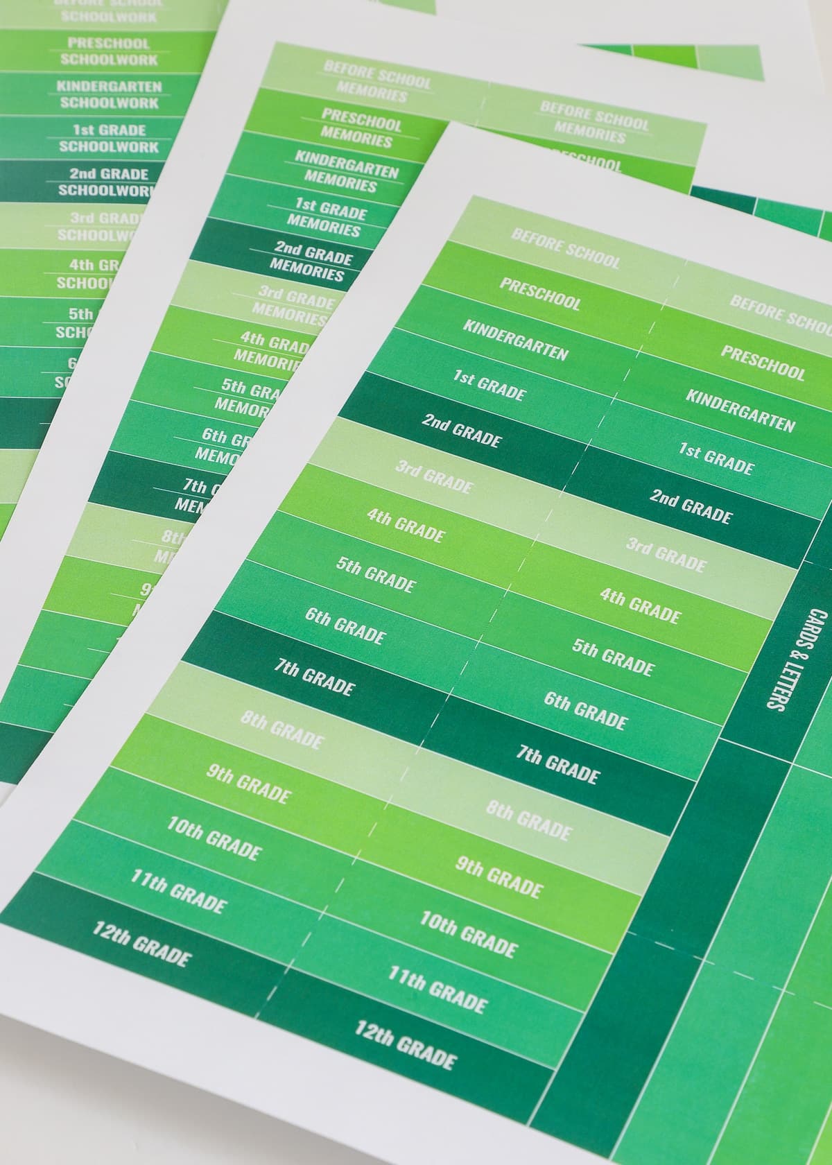 How to Assemble a School Memory Box (With Printable Labels)