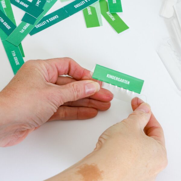 How to Assemble a School Memory Box (With Printable Labels)