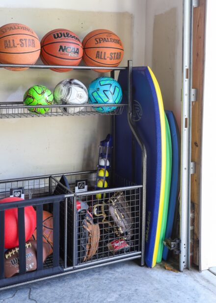 Storing Kids' Sports Equipment | Our Real Life Solutions - The Homes I ...