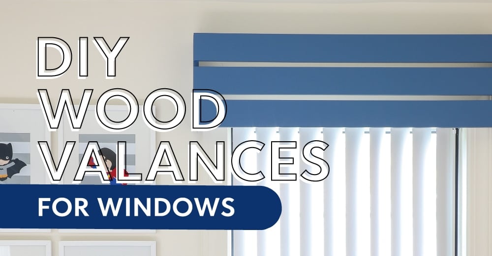 Easy DIY Wood Valance (With a Modern Twist!) - The Homes I Have Made