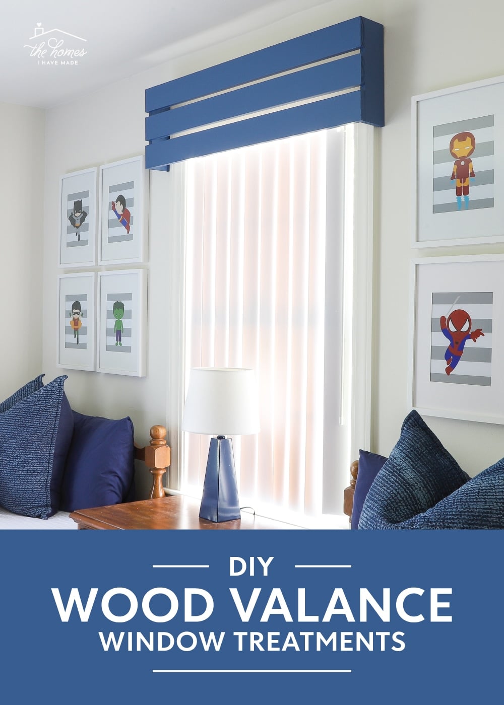 Easy DIY Wood Valance (With a Modern Twist!) - The Homes I Have Made