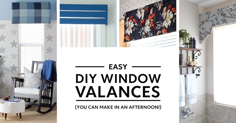 6 Easy DIY Window Valance Ideas (You Can Totally Make In an Afternoon ...