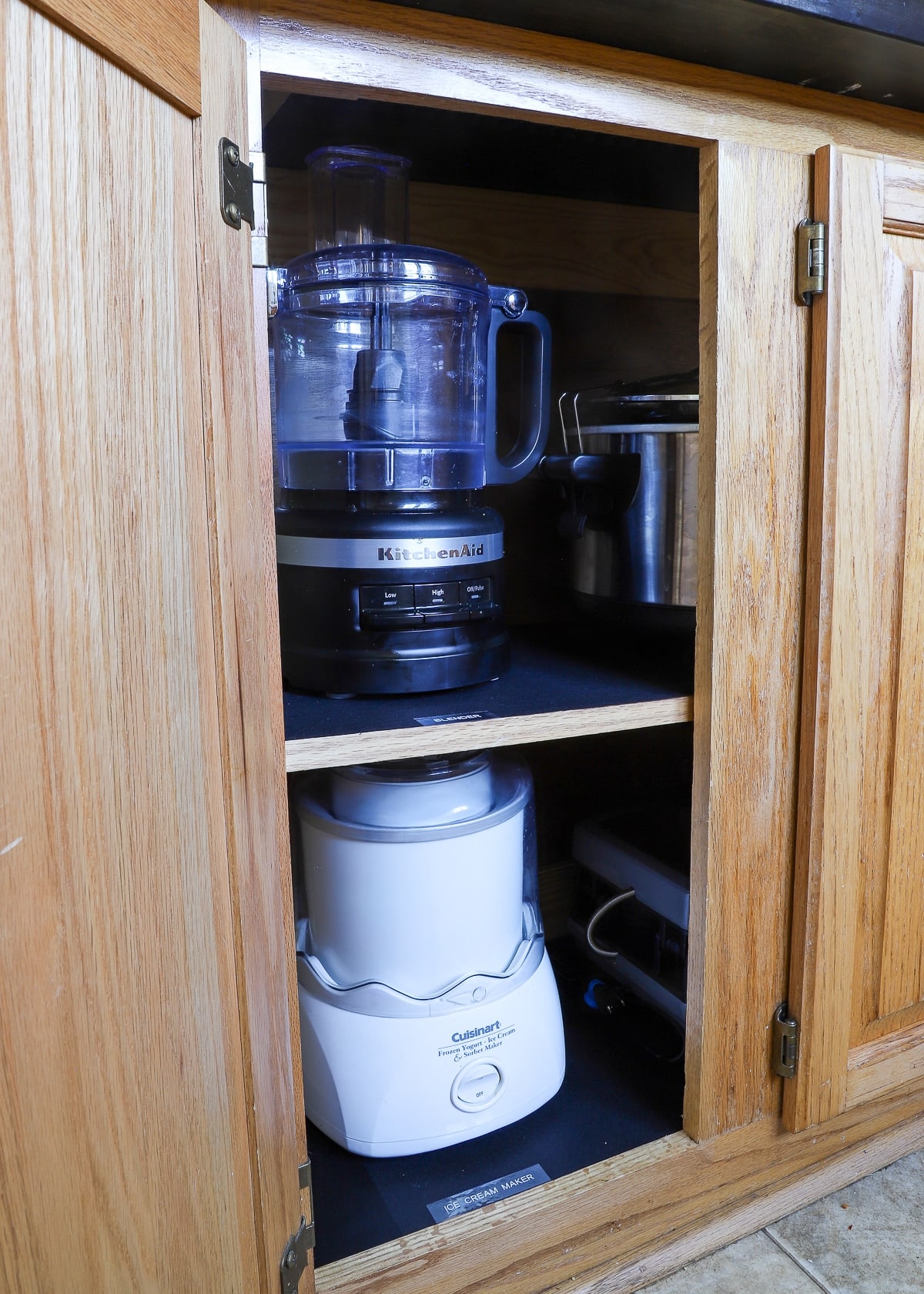 How to Store Small Appliances Inside Kitchen Cabinets - The Homes I ...