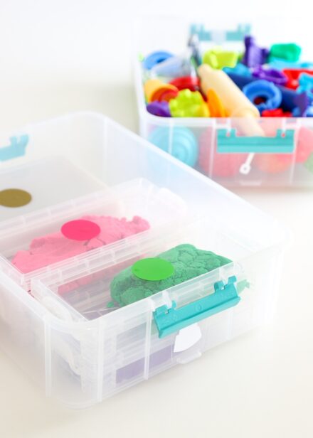 An Easy (& Clever!) Way to Store Kinetic Sand - The Homes I Have Made