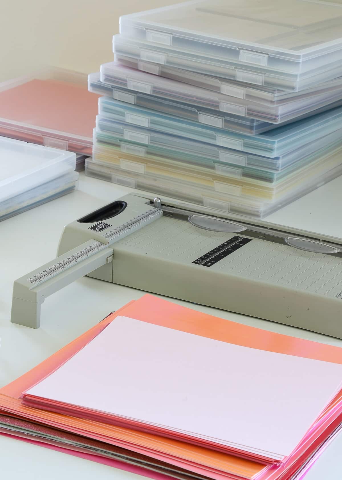 How to (Affordably) Store Craft Paper on IKEA Kallax Shelves - The ...