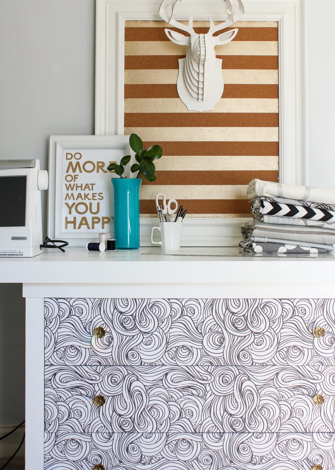 A Complete Guide to Updating Furniture with Wallpaper - The Homes I ...