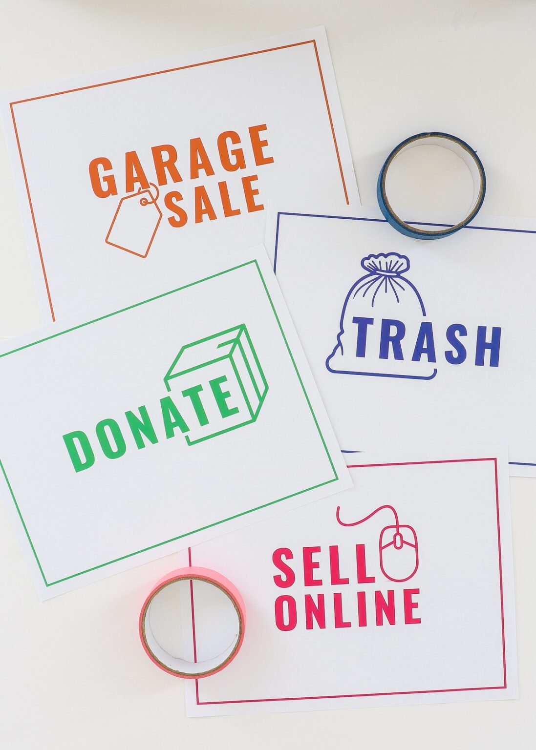 FREE Printable Garage Sale Price Stickers - The Homes I Have Made