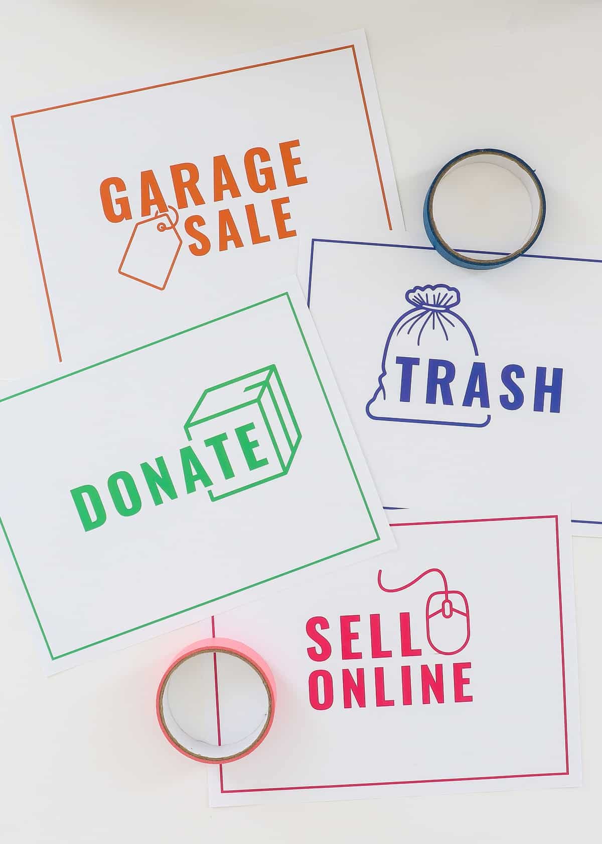 The Ultimate Garage Sale Checklist (With Printables!) - The Homes I ...