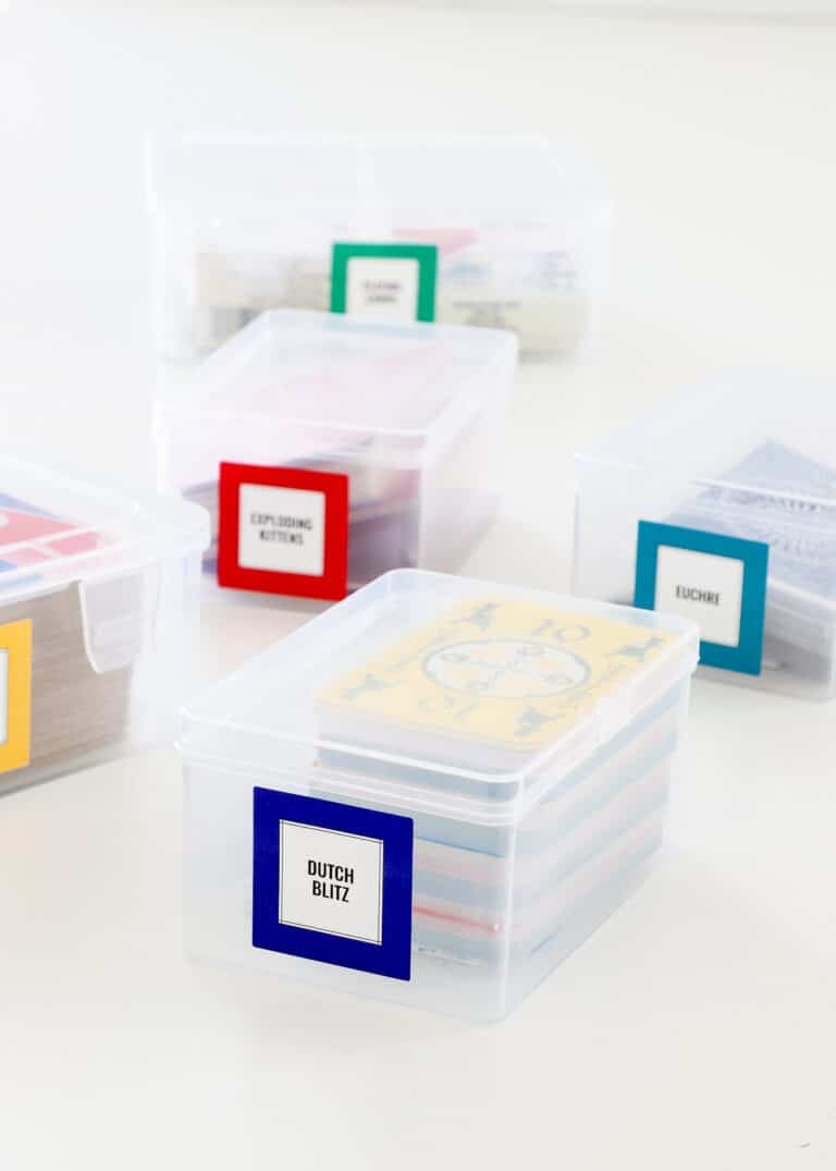 Practical Playing Card Storage (That Looks Great Too!) - The Homes I ...