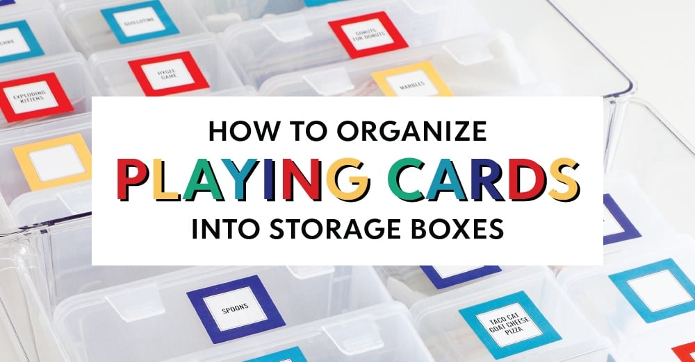 Practical Playing Card Storage (That Looks Great Too!) - The Homes I ...