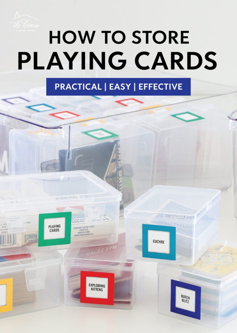 Practical Playing Card Storage (That Looks Great Too!) - The Homes I ...