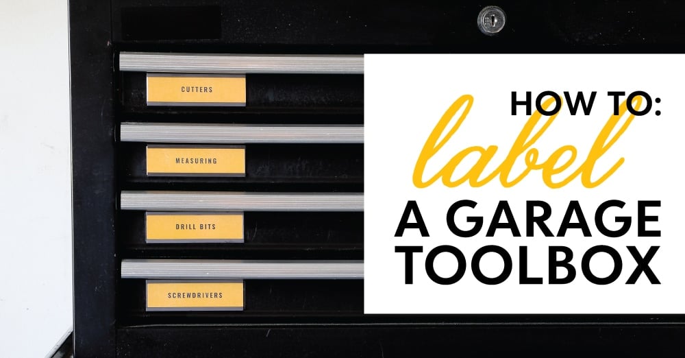 DIY Magnetic Toolbox Labels (With Template!) - The Homes I Have Made