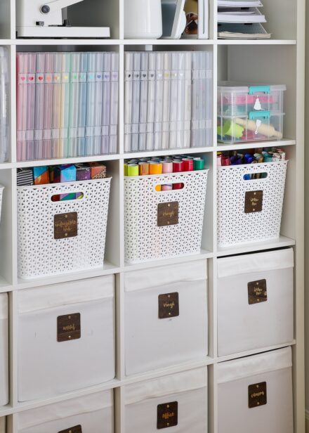 DIY Wood Labels for Baskets - The Homes I Have Made