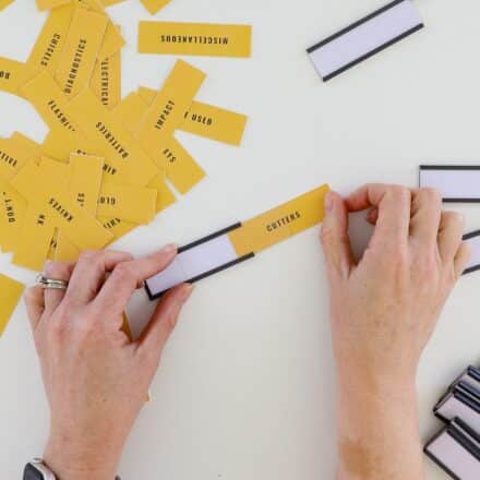 DIY Magnetic Toolbox Labels (With Template!) - The Homes I Have Made