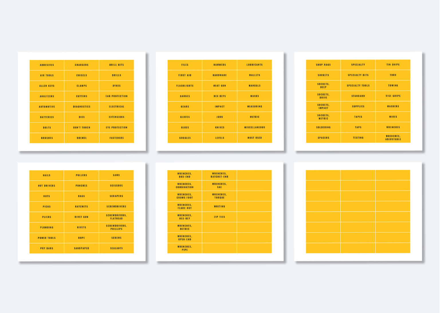 DIY Magnetic Toolbox Labels (With Template!) - The Homes I Have Made